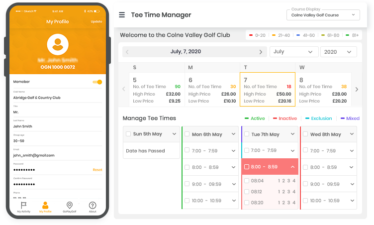 Tee Time Booking System Development | Case Study
