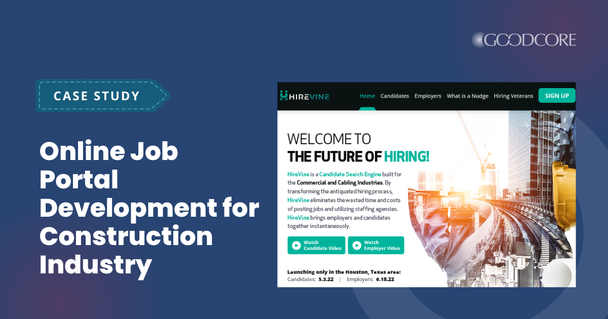 Job Portal Development for Construction Industry Case Study- London, UK ...