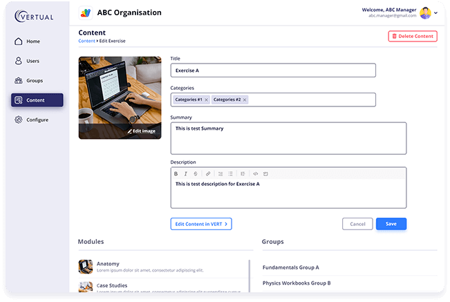 Web-Based Training Portal | SaaS Development | Case Study